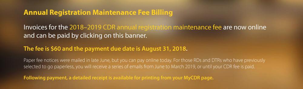 - Commission on Dietetic Registration