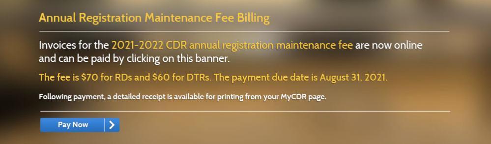 - Commission on Dietetic Registration