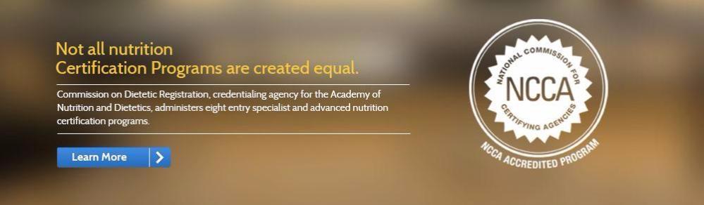 - Commission on Dietetic Registration