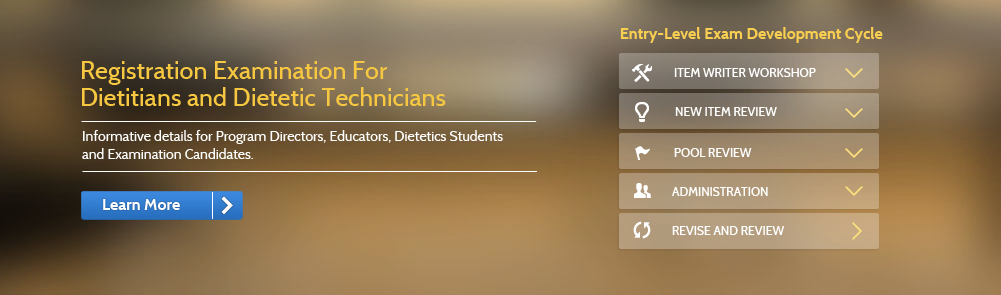 - Commission on Dietetic Registration