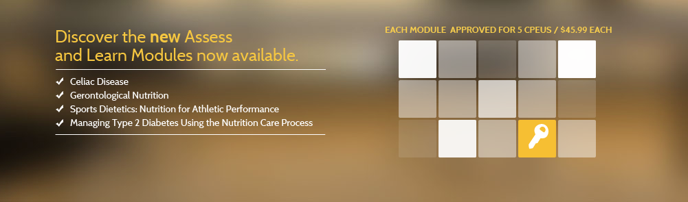 - Commission on Dietetic Registration