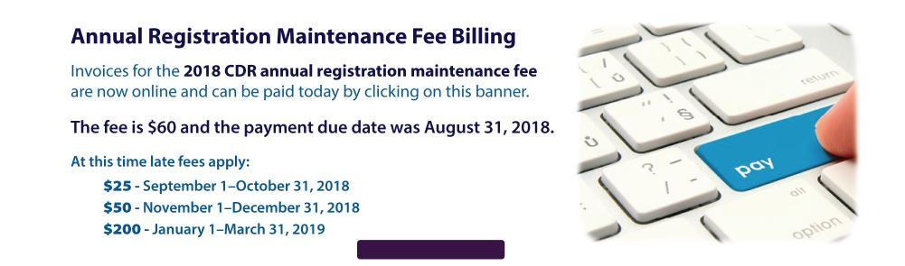 - Commission on Dietetic Registration