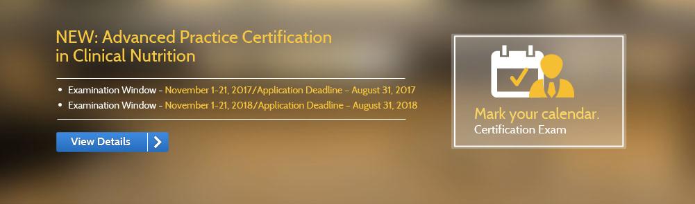 - Commission on Dietetic Registration